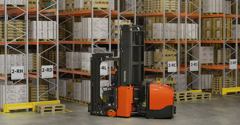 VNA trucks help maximise warehouse space utilisation without expanding
